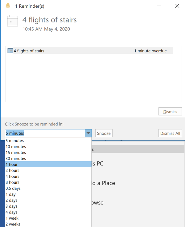 How to set up an hourly stretch reminder