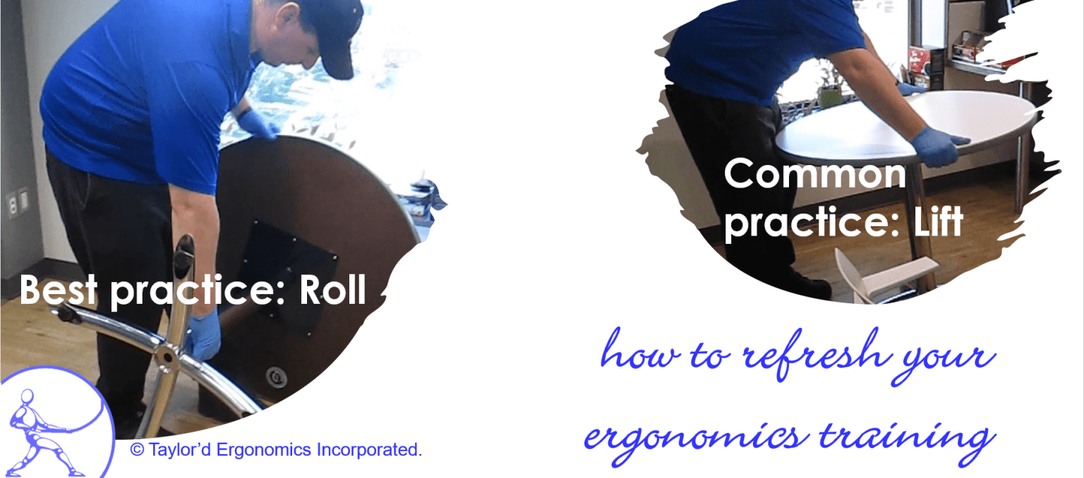 How to refresh your ergonomics training